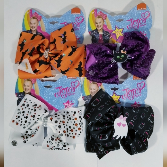 JoJo Siwa | Accessories | Jojo Siwa Halloween Hair Bow Set Of 4 29 Cvs ...
